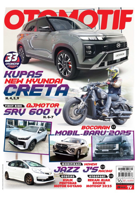 Tabloid OTOMOTIF Edisi 36-XXXIV, 16 Januari 2025