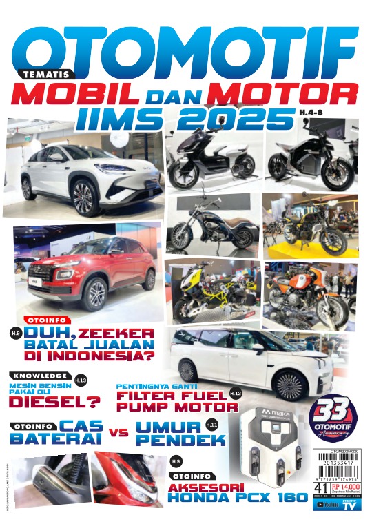 Tabloid OTOMOTIF Edisi 41-XXXIV, 20 Februari 2025