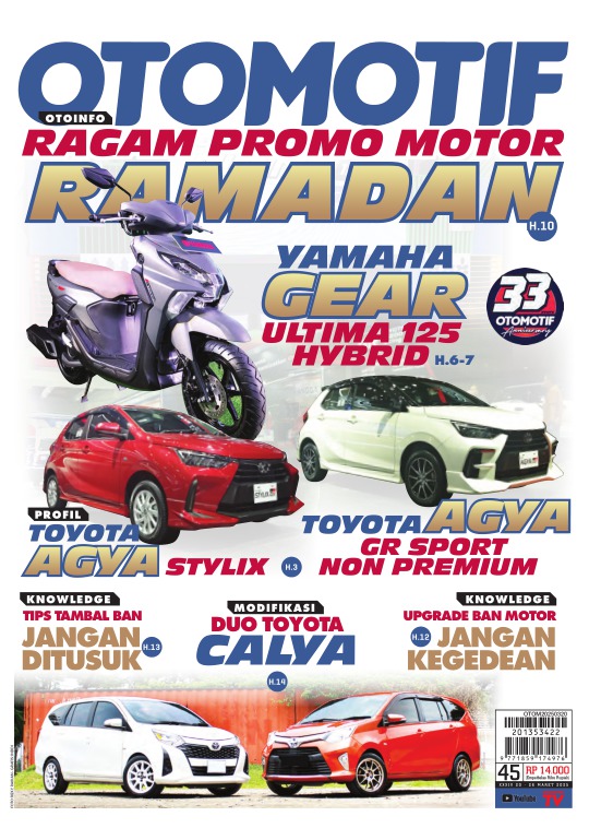 Tabloid OTOMOTIF Edisi 45-XXXIV, 20 Maret 2025