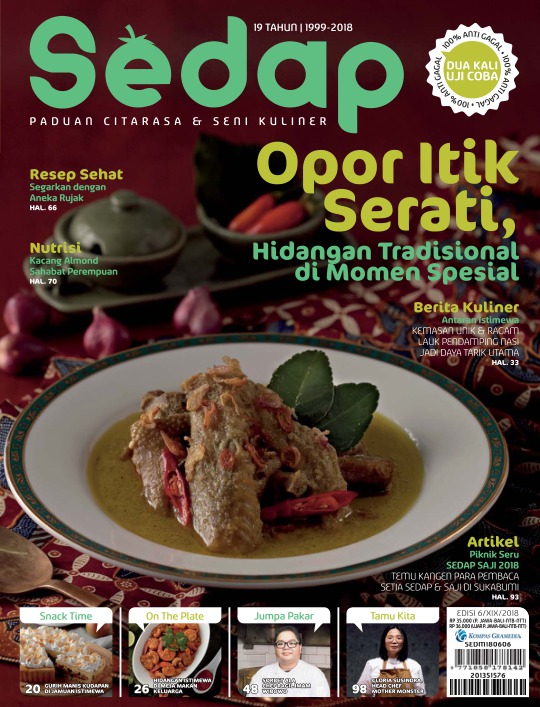 Majalah Sedap Edisi 06/2018, 1 Juni 2018