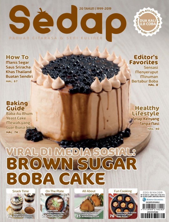 Majalah Sedap Edisi 10/2019, 1 Oktober 2019