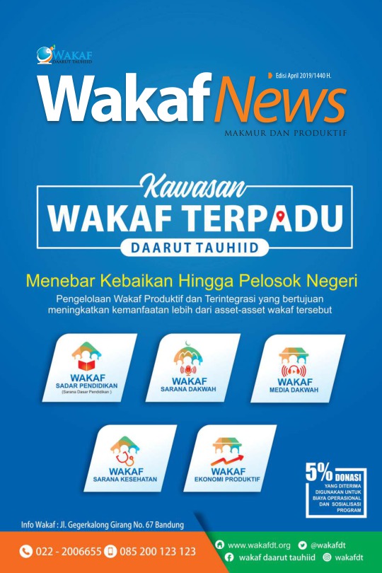 Majalah Wakaf Daarut Tauhid Edisi 26, 5 April 2019